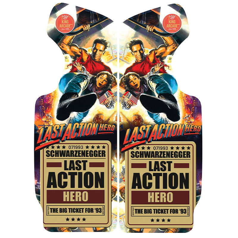 ADHESIF | BORNE ARCADE | LAST ACTION HERO – KING ARCADE